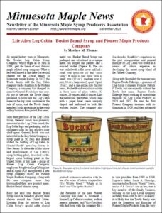 Bucket Brand Syrup - Life After Log Cabin - Maple Syrup History